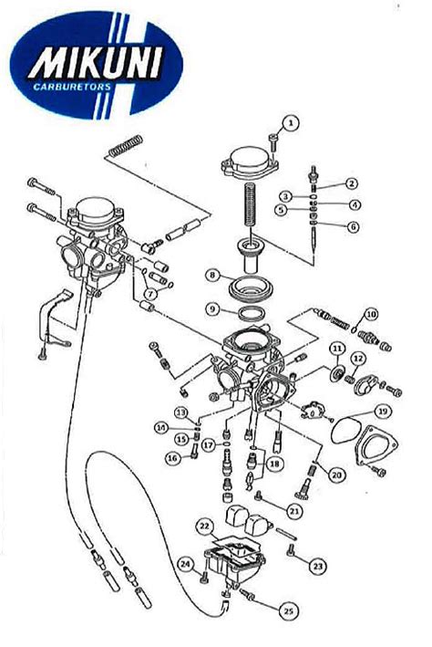 Mikuni Bsr33 41 Carburetor Rebuild Kit Mk Bsr33 41 Yamaha Raptor 660