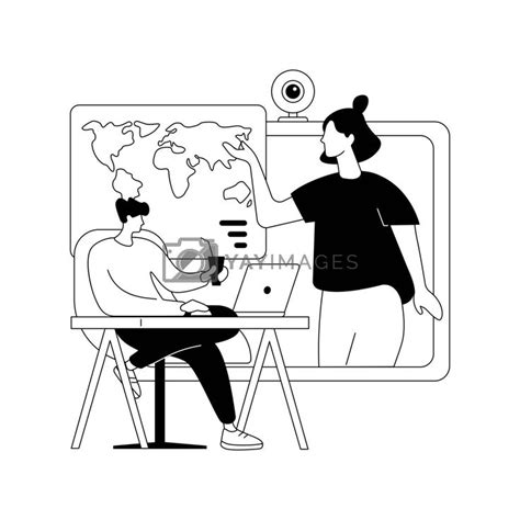 Online Tutoring App And Software Abstract Concept Vector Illustration Royalty Free Images