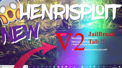 Roblox New Exploit Henrisploit V2 Jailbreaklualuac 29 June 2018 Youtube