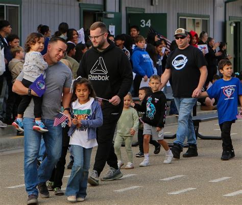 Joshua Cowell School Holds Its First Ever Veterans Day Parade Manteca