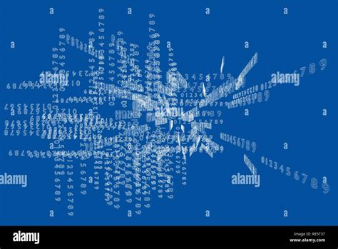 Abstract Background Consisting Of Numbers Stock Vector Image And Art Alamy