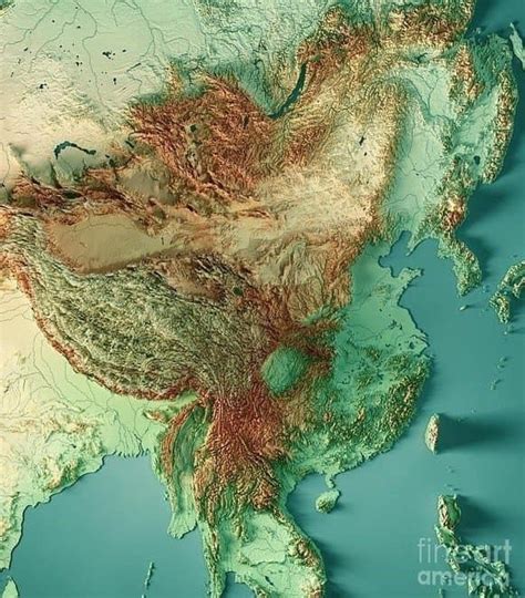 이슈 유머 지형으로 보는 세계지도