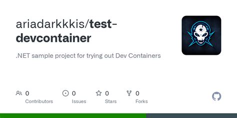 Github Ariadarkkkistest Devcontainer Net Sample Project For Trying