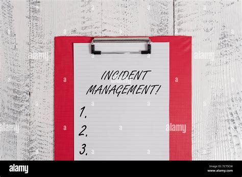 Text Sign Showing Incident Management Business Photo Text Process To Return Service To Normal