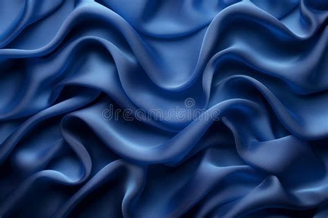 Abstract Blue Background With Smooth Lines And Wave Elegant Silky Texture 3d Render