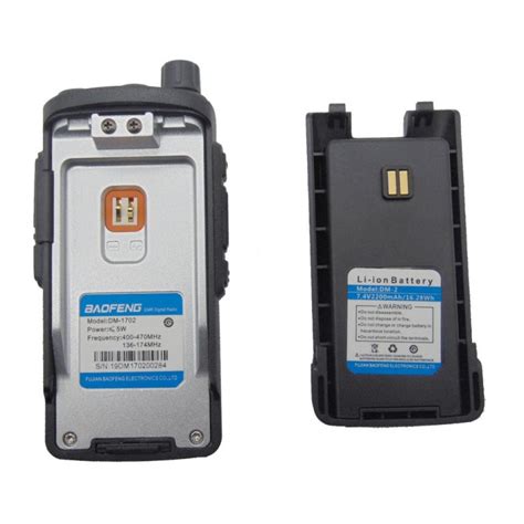 Baofeng DM 1702 DMR Walkie Taklie VHF UHF GPS Portable Two Way Radio Two Way Radio