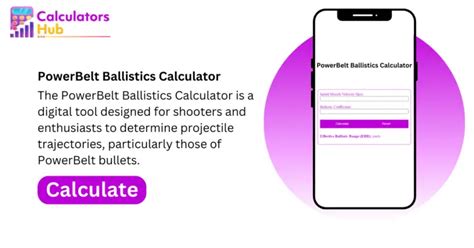 Powerbelt Ballistics Calculator Online