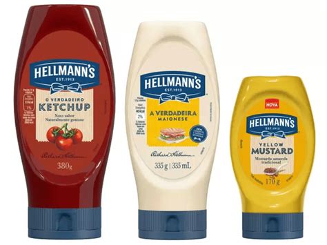 Kit Maionese Ketchup Mostarda Hellmanns Ofertinha Promoções