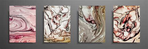 아크릴 페인트의 혼합입니다 액체 대리석 텍스처입니다 유체 예술입니다 디자인 커버 적용 프레 젠 테이 션 초대장 전단 연례 보고서