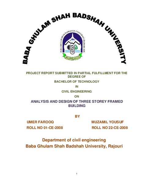 Pdf Analysis And Design Of Three Storey Framed Building