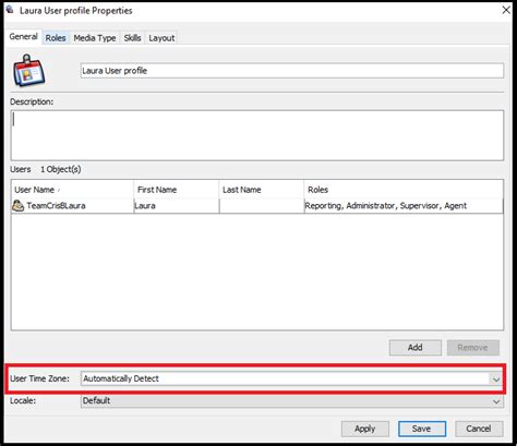 Administrator Automatically Detect Option For User Time Zone In