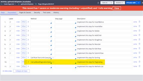 Custom Pagination For Table Layout Support Center