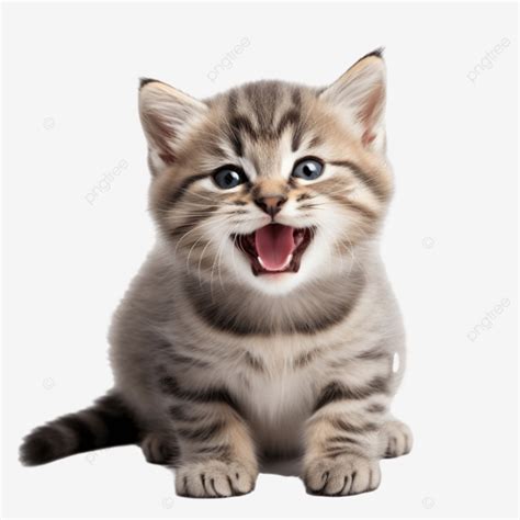 игривый котенок котенок милый кот улыбка PNG кошка котенок Китти
