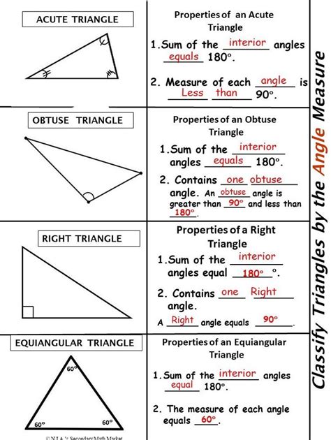 Classify Triangles By Length And Angles Worksheet