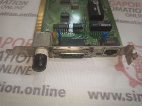 Accton 142660 403 Rev 03 ISA Network Card BNC Ethernet And AUI Oasismachinery