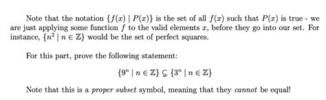 Solved Note That The Notation F X P X Is The Set Of Chegg Com