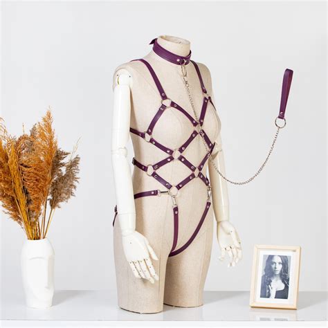 Plus Size Bondage Harness Bdsm Erotic Fetish Lingerie Bdsm Leather