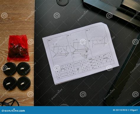 Assembling A Computer Desk At Home Black Table For Gaming Computer