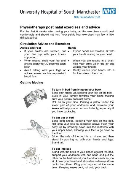 Nhs Physiotherapy Pelvic Floor Exercises