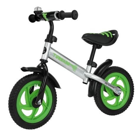 Беговел-велобег BABY TILLY Tornado T-21255 12" дюймов Зеленый – низкие ...