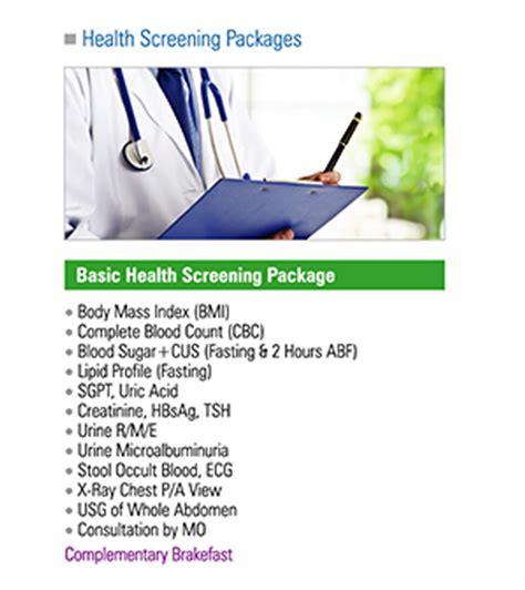 Buy Basic Health Screening Package At Best Prices In Bangladesh