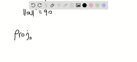 Solved Find The Vector Component Of U Along A And The Vector Component Of U Orthogonal To A 𝐮