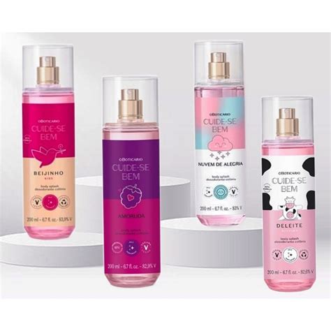 Body Splash Morango E Leite Cuide De Se Bem O BoticÁrio Shopee Brasil