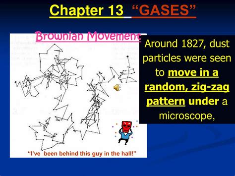 Ppt Around 1827 Dust Particles Were Seen To Move In A Random Zig Zag Pattern Under A