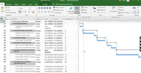 Training Microsoft Project Jago Piping