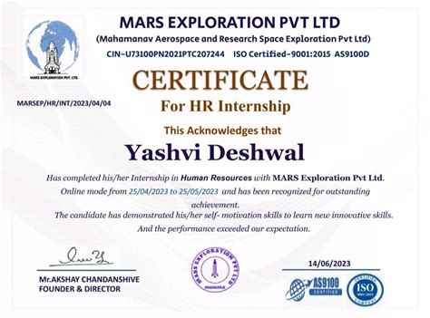 yashvi deshwal on linkedin internship gratitude humanresource opportunity onlineinternship…
