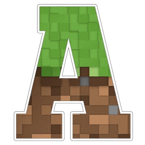 Free Printable Minecraft Letters Download Free Printable Minecraft Letters Png Images Free