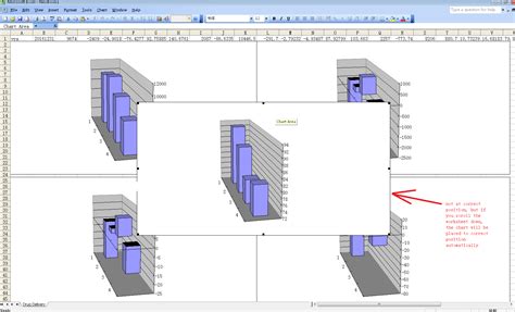 Excel Chart Object Off Screen Stack Overflow