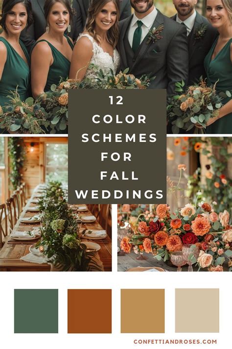 Fall Wedding Color Palette 2024