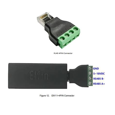hf elfin ew11a soros port rs485 wifi eszköz iot szerver modul