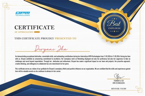 Divyani Kumari Jha On Linkedin Opm Internship Career Growth 10 Comments