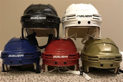 Bauer 4500 Hockey Helmet Bauer Reakt 65 Pro Stock Hockey Helmet Brown