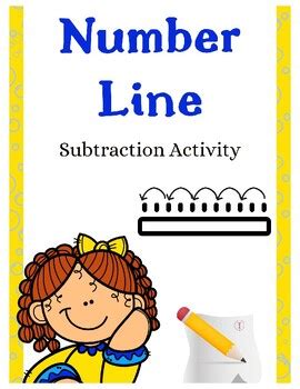 Number Line Subtraction Activity Sheets By QueenT TPT