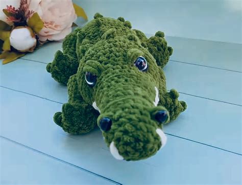 Amigurumi Crocodile Crochet Pattern Amigurumi Animal Crochet Big Toy