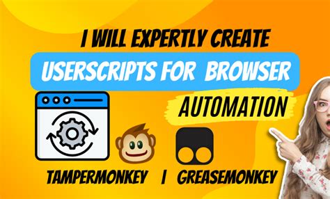 Develop Custom Automation Scripts For Tampermonkey Greasemonkey By