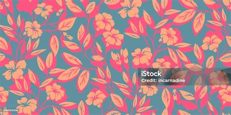 다채롭고 창의적인 실루엣 야생 꽃 줄기가 매끄러운 패턴으로 얽혀 있습니다 추상 여러 가지 빛깔의 식물 인쇄 벡터 손 그리기입니다 직물 직물 벽지를 위한 성격 장신구 가리기에