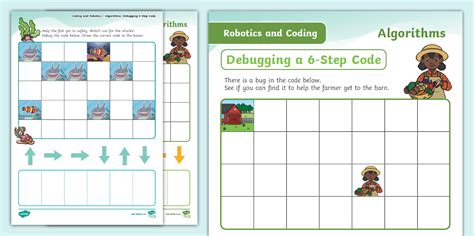 Grade R Robotics And Coding Debugging A 6 Step Code Twinkl