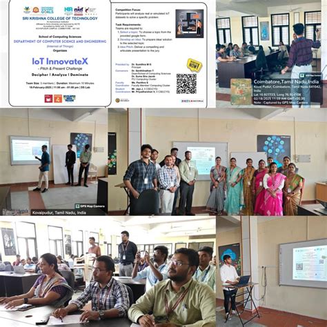 Excited To Have Participated In The Pitch And Present Challenge Iot Innovatex At Sri Krishna