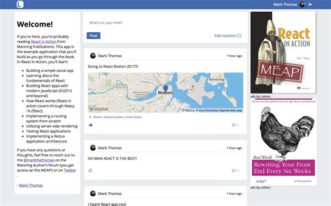 Github React In Action Letters Social Sample Project For React In