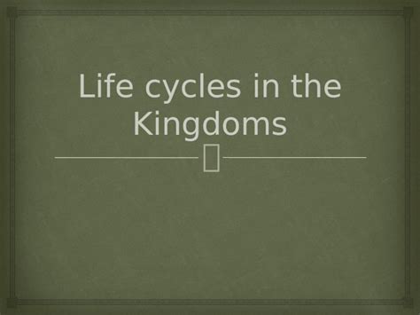 Pptx Taxonomy Is The Science Of Classifying And Naming Organisms