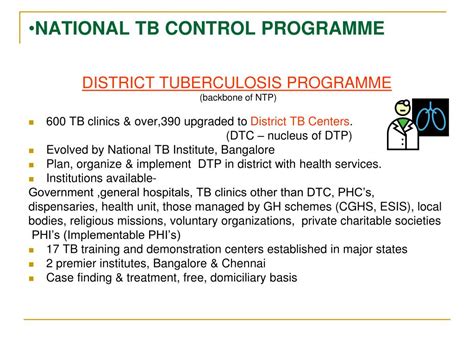 Ppt Revised National Tuberculosis Control Programme Presentation By