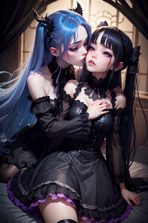 섹시한、마법、고딕 로리타、약간의 미소、섹시한、가터 벨트、무릎 높이 양말、침대、세상을 아름답게、불행한、나이19、내 밤의 환상을