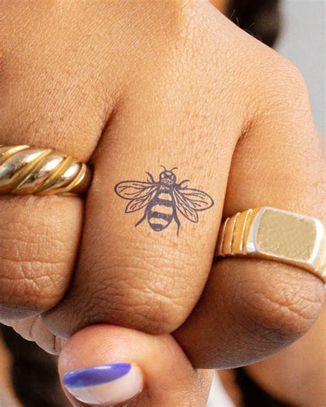 Honey Bee Tattoo Wrist