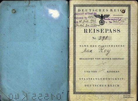 Continuing On A German Dienstpass 1944