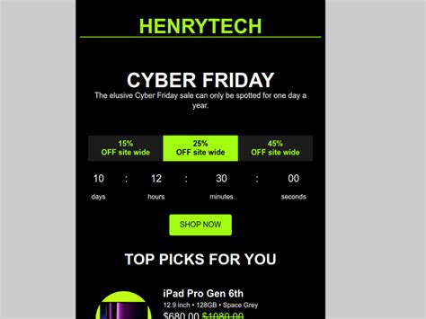 A Responsive Html Email Template Custom Built Html Email Template Upwork
