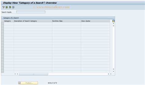 IGN SEARCH TYPE SAP Tcode Display Search Categories Transaction Code